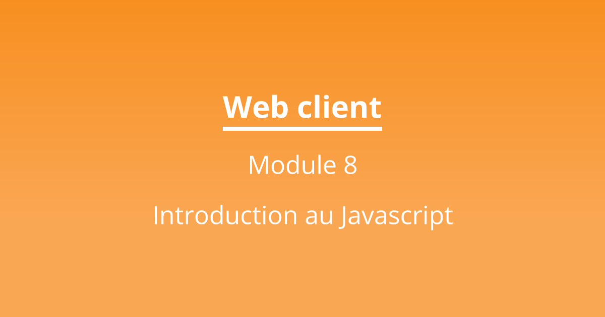 Module 8 | Web client
